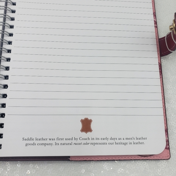 Coach | Office | Coach Notebook With Cherry Print Refillable Journal ...